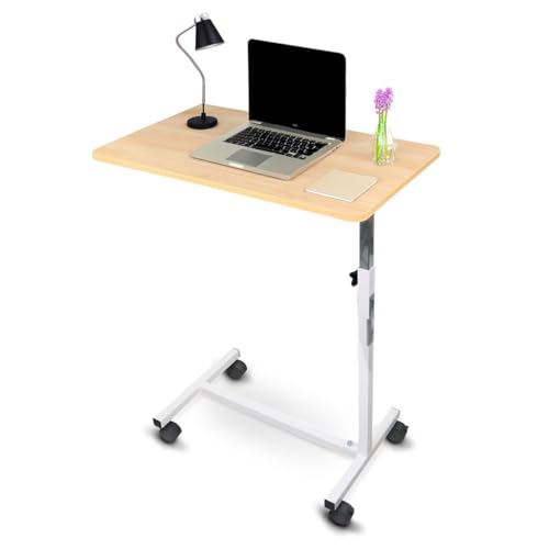 ≫ Mesa Auxiliar con Ruedas Regulable para Sofa y Cama: Ayuda para Mayores